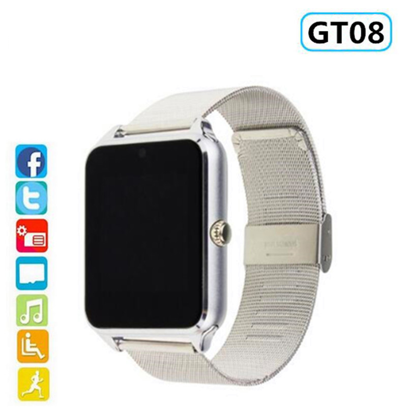 SmartWatch GT08 SIM+SD+BLUETOOTH Correa de Metal GT08 Metal