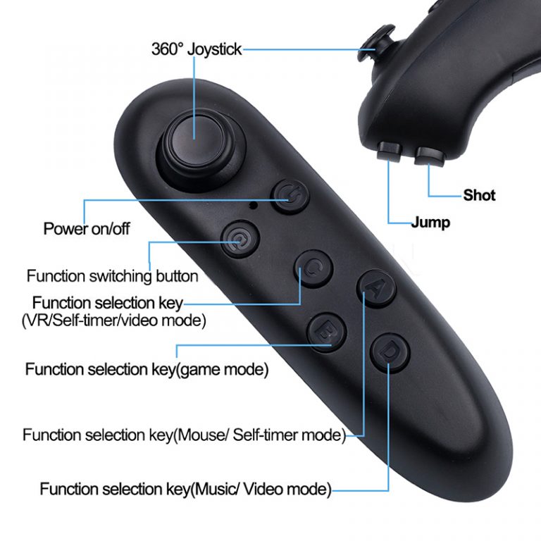 Mando Gamepad Joystick para Movil, VR Box - Mando Gamepad