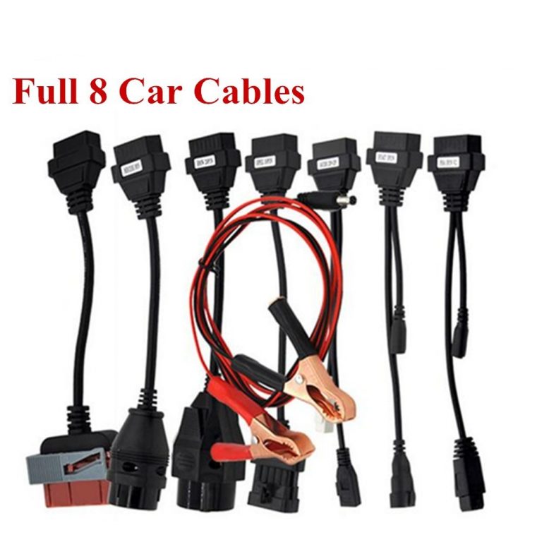 Conjunto completo 8 Cables coche indispensables para tus diagnósticos