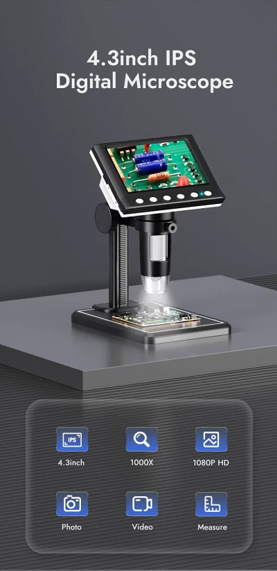 Microscopio digital con pantalla - Microscopio digital con pantalla